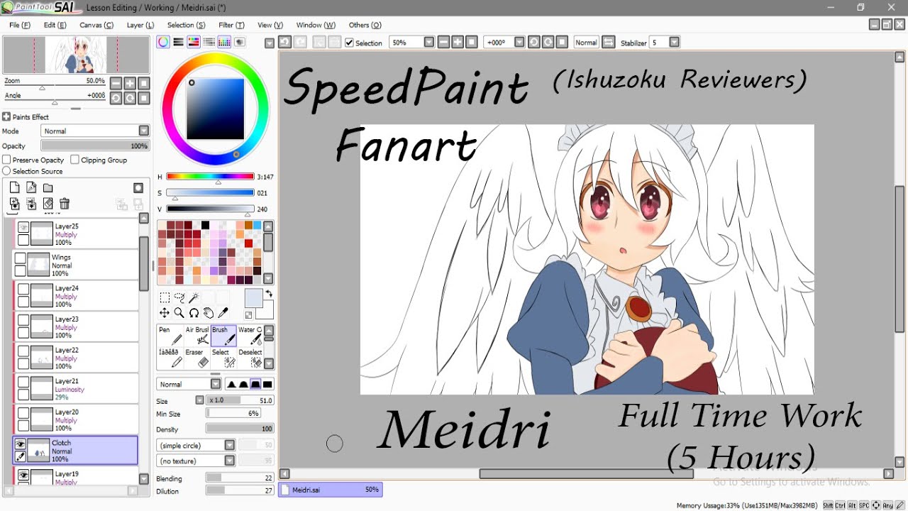 Speedpaint - Meidri (Fanart) - YouTube