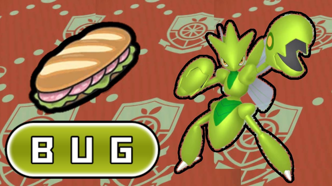 Shiny Sandwich: Bug Type Recipe! | Pokemon Scarlet And Violet - YouTube