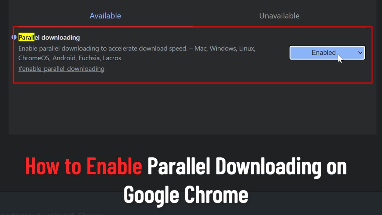 How to Enable Parallel Downloading on Google Chrome (Guide) - YouTube