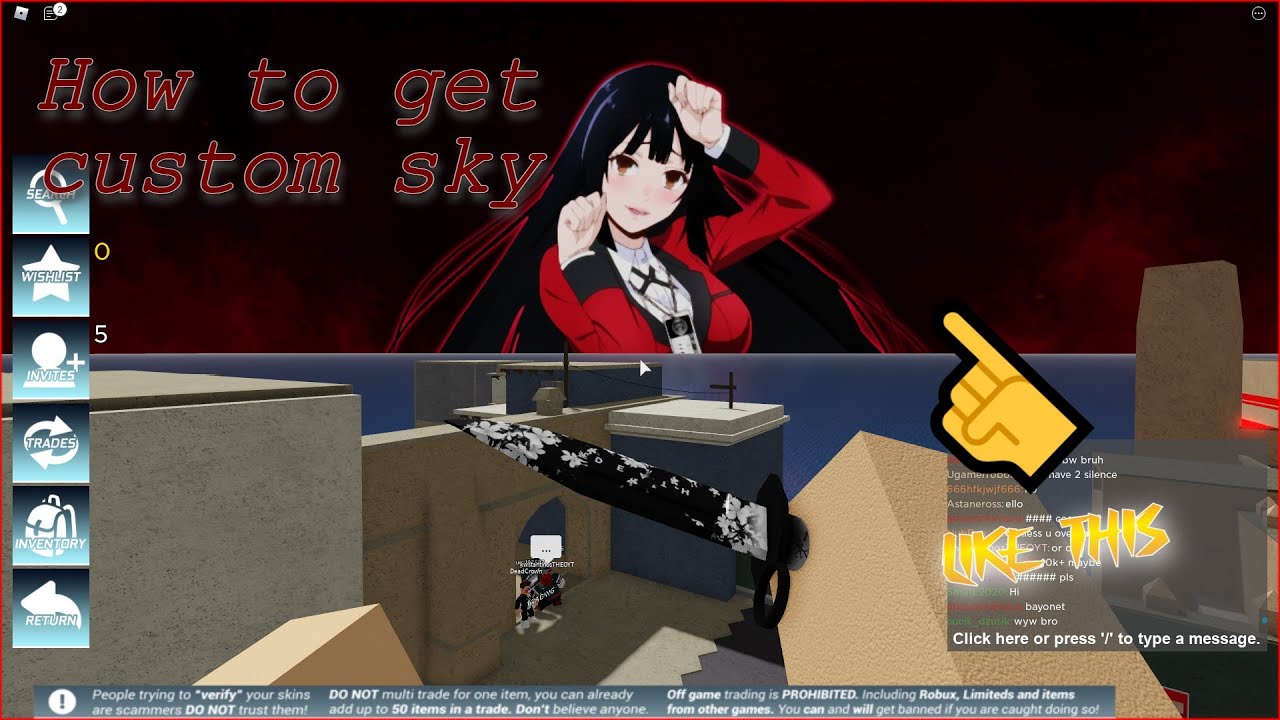 How to get Custom Sky (Working on almost everygame on roblox) - YouTube