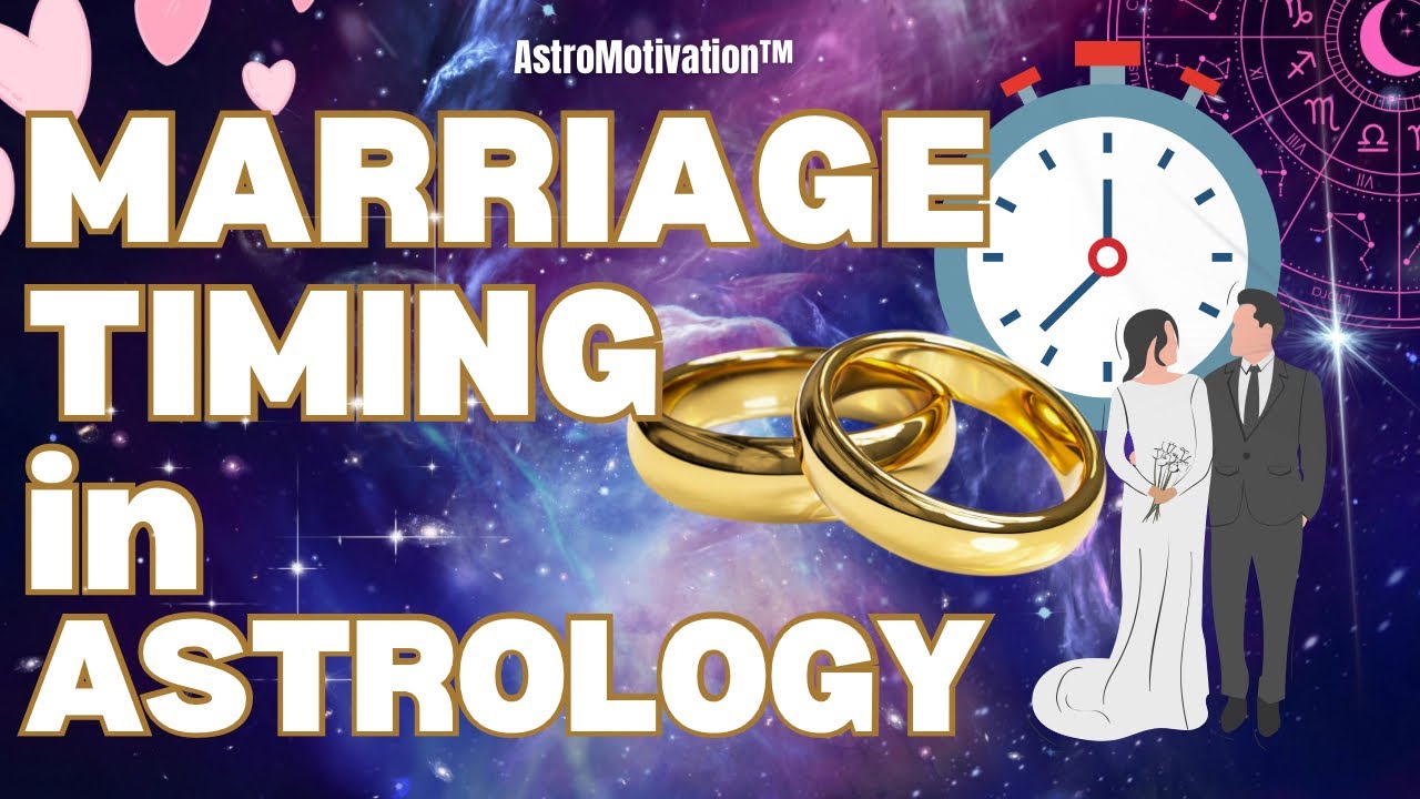 MARRIAGE TIMING! 💍⏰: Quick & Easy Timing Technique For Marriage In Life ...