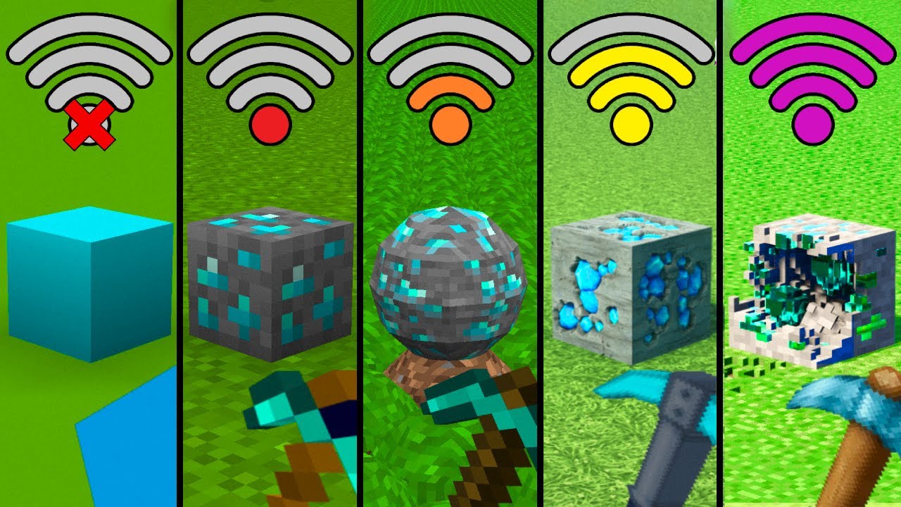 physics with different Wi-FI in Minecraft - YouTube