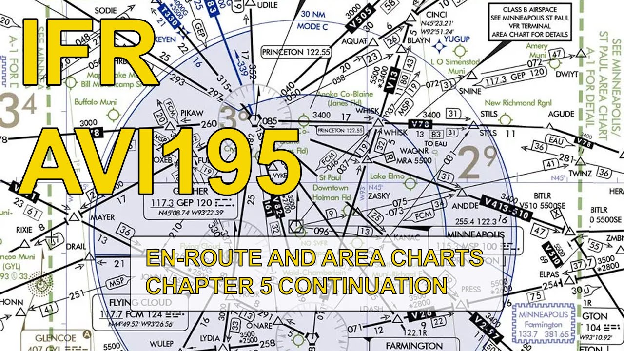 AVI195 IFR - Enroute Low Altitude Charts pt 2 - YouTube