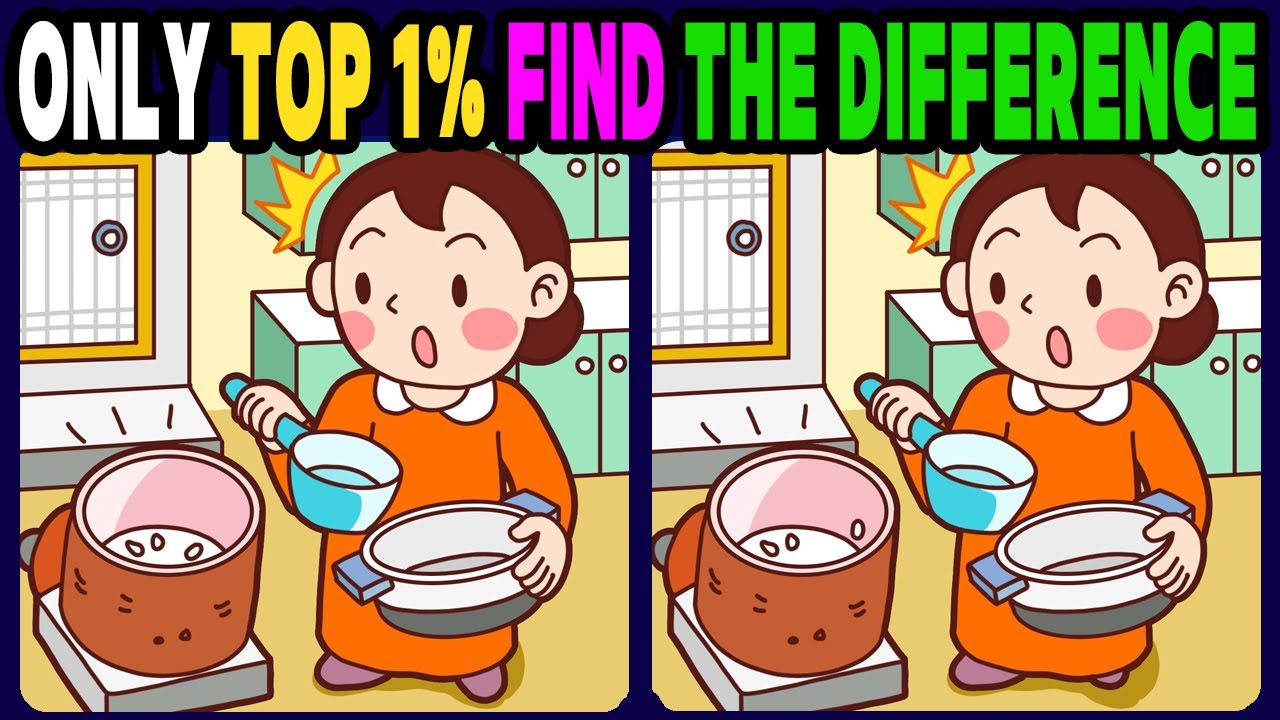 【Spot the difference】Only top 1% find the differences / Let's have fun ...