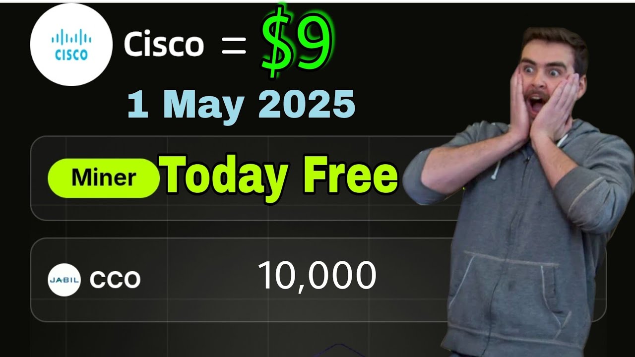 Cisco Cco Token Mining Web for Free || Trade CCO Token on 1 May 2025 ...