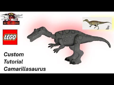 CAMARILLASAURUS LEGO CUSTOM TUTORIAL JURASSIC WORLD SMALLEST ...