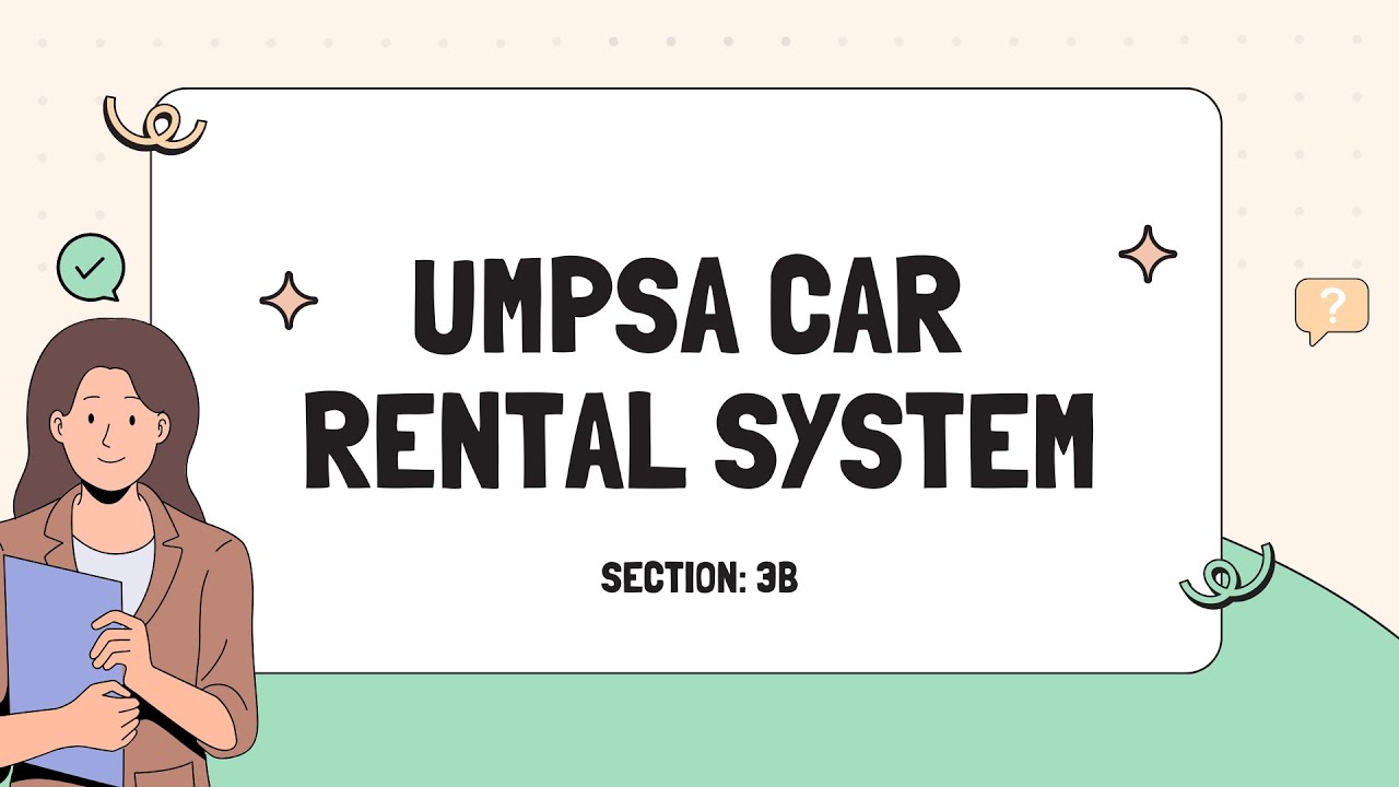BCS1133- UMPSA Car Rental System (Group Presentation-03B) - YouTube