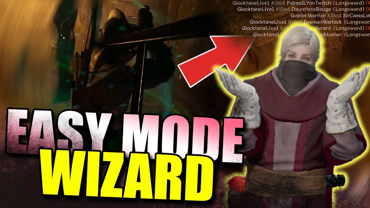 WARLOCK IS EASY MODE WIZARD. FULL LOBBY WIPE. | DARK AND DARKER ...