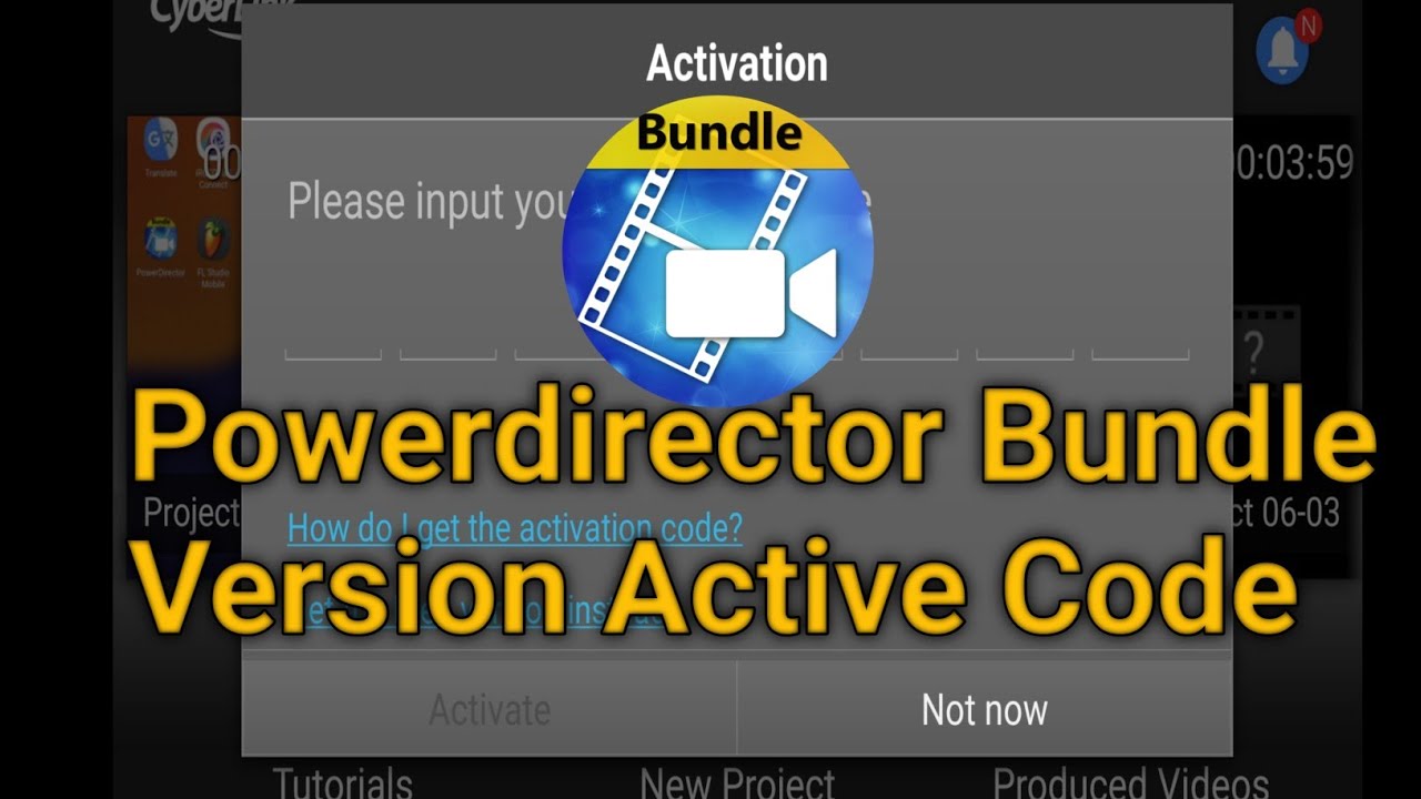 Power director bundle version Active Code - YouTube