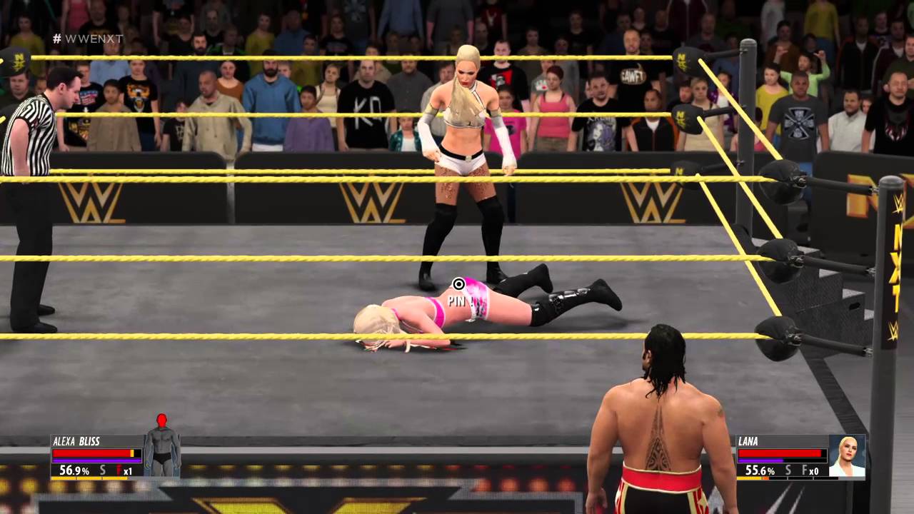 WWE 2K16 Lana vs Alexis Bliss Nxt - YouTube