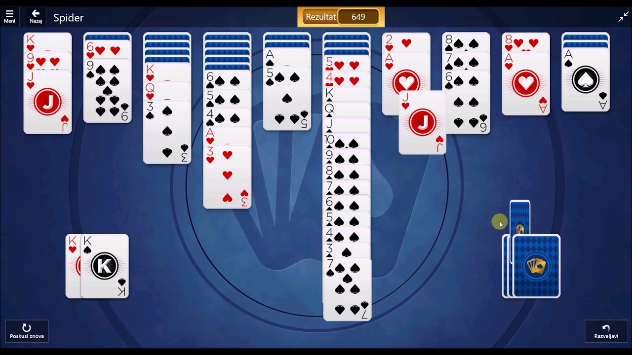 Microsoft Solitaire Collection - Spider August 28 2017 - YouTube