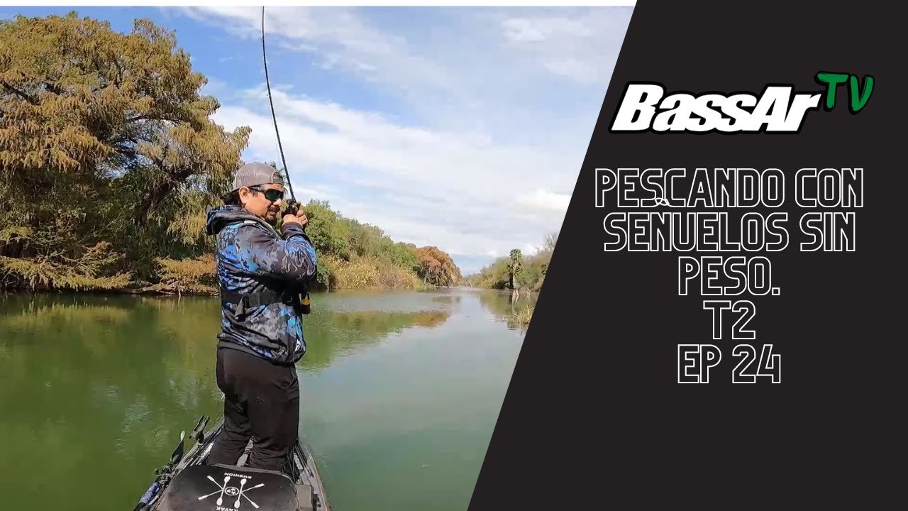 BassAr Tv T2 Ep 24. Pescando con señuelos sin peso - YouTube