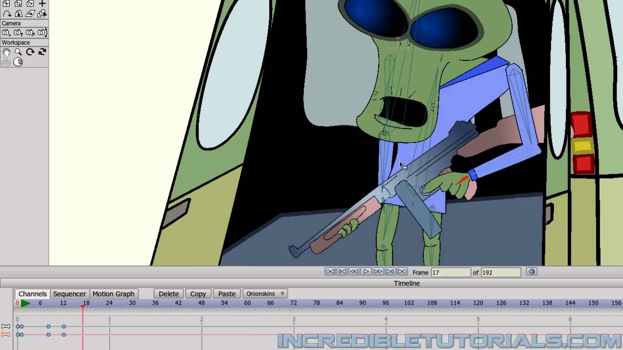 Steve and the Alien: Lesson 6-3: Animating the Alien Shooting Sequence ...