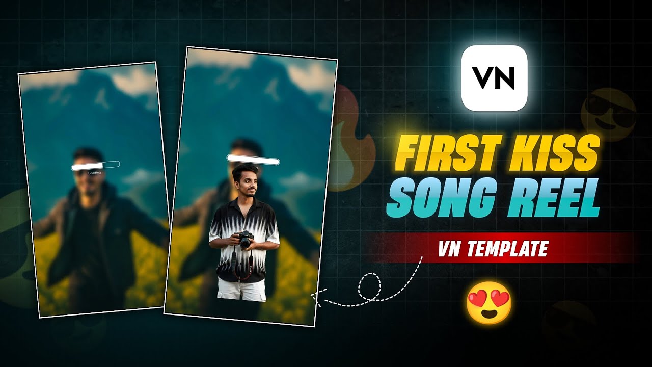 First Kiss Song Reels Editing | First Kiss Song Vn Template | lnstagram ...