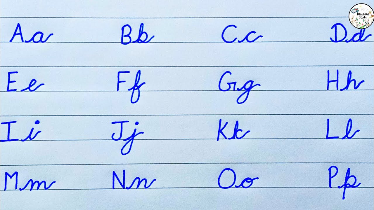 Writing Capital Letters Alphabet | English Alphabets A to Z | a to z ...