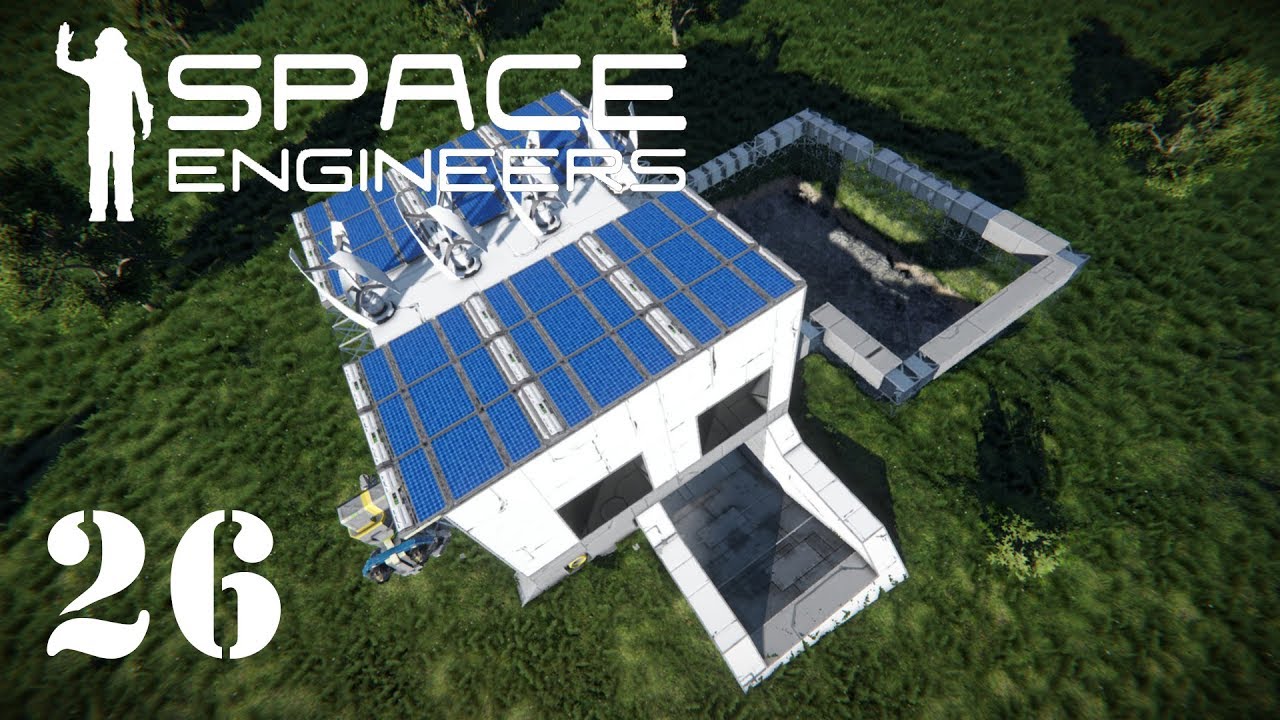 [26] Solar roof - Road to Space - Space Engineers Survival - YouTube