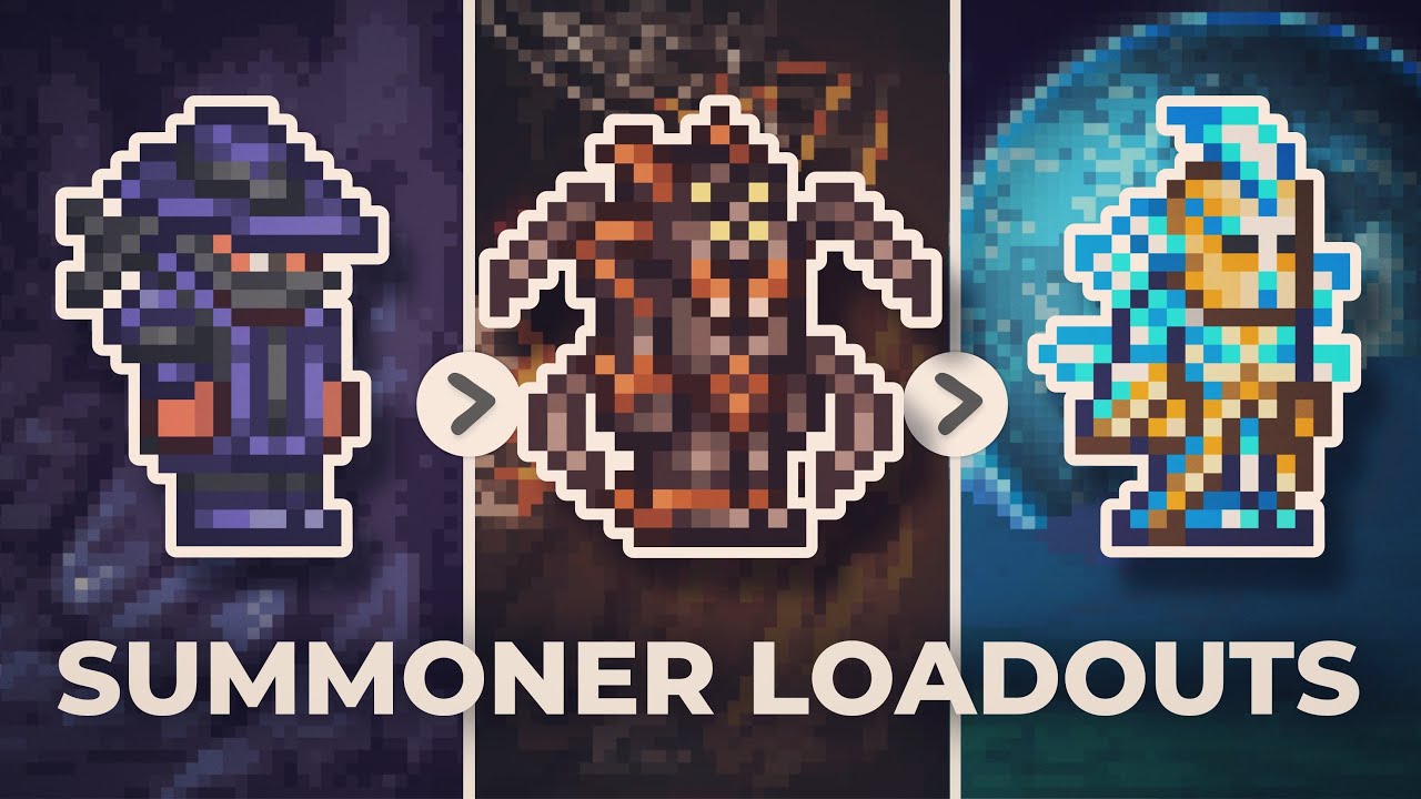 Summoner Loadouts Guide for Terraria (1.4.4.9) - YouTube