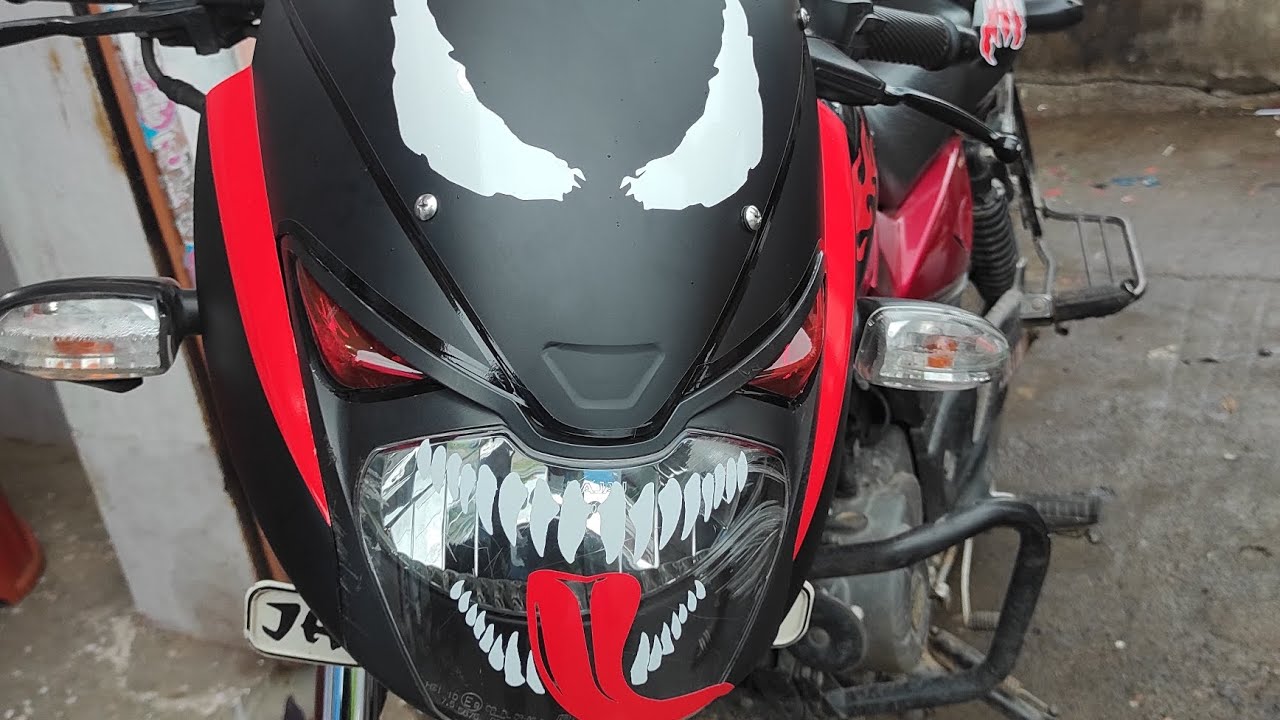 #venom sticker #pulsur front sticker 🔥 New design ,,pulsar125 //pulsar ...