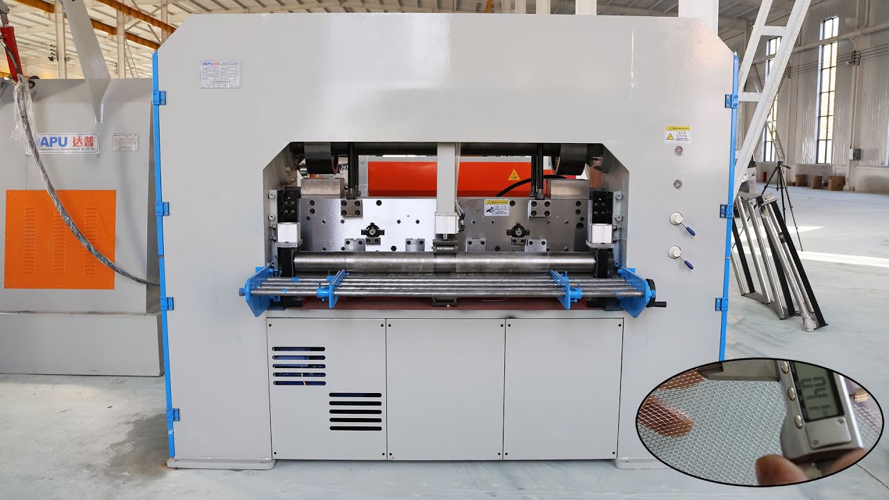 G35T Expanded Metal Production Line sold to Mexico | DAPU Machinery ...