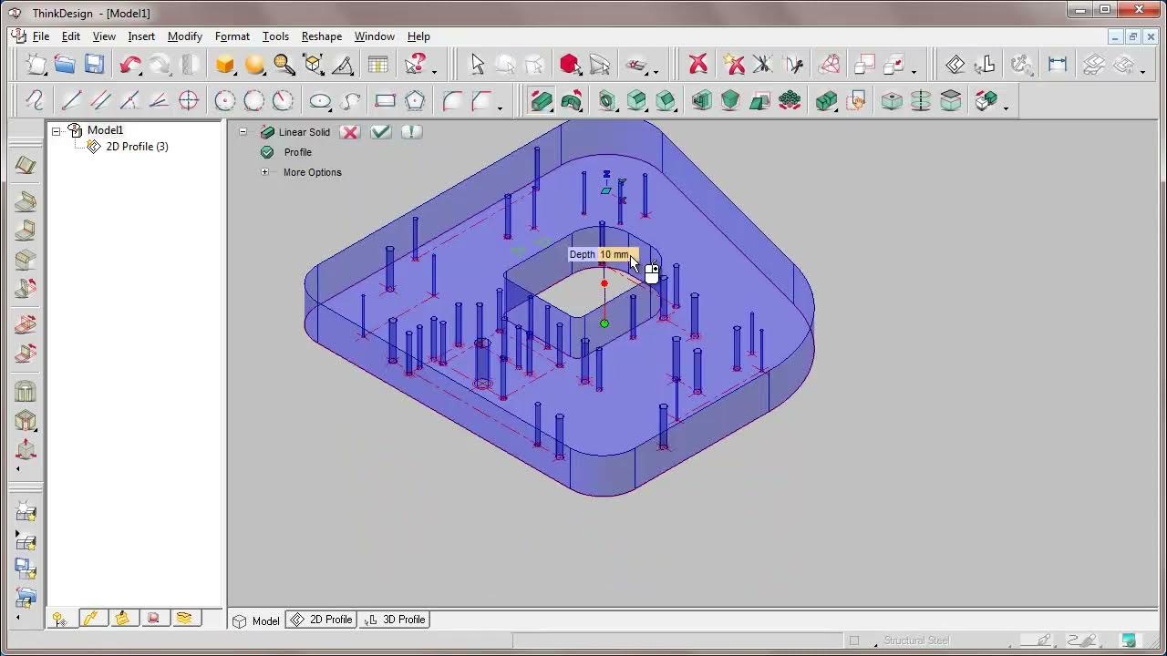 ThinkDesign - From 2D to 3D, Part 3 - (30) - YouTube