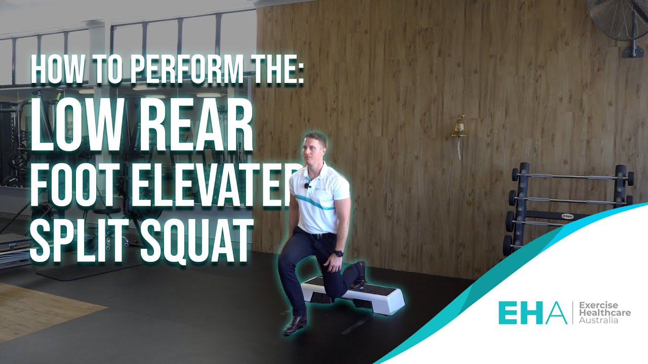 How to Perform The Low Rear Foot Elevated Split Squat - YouTube