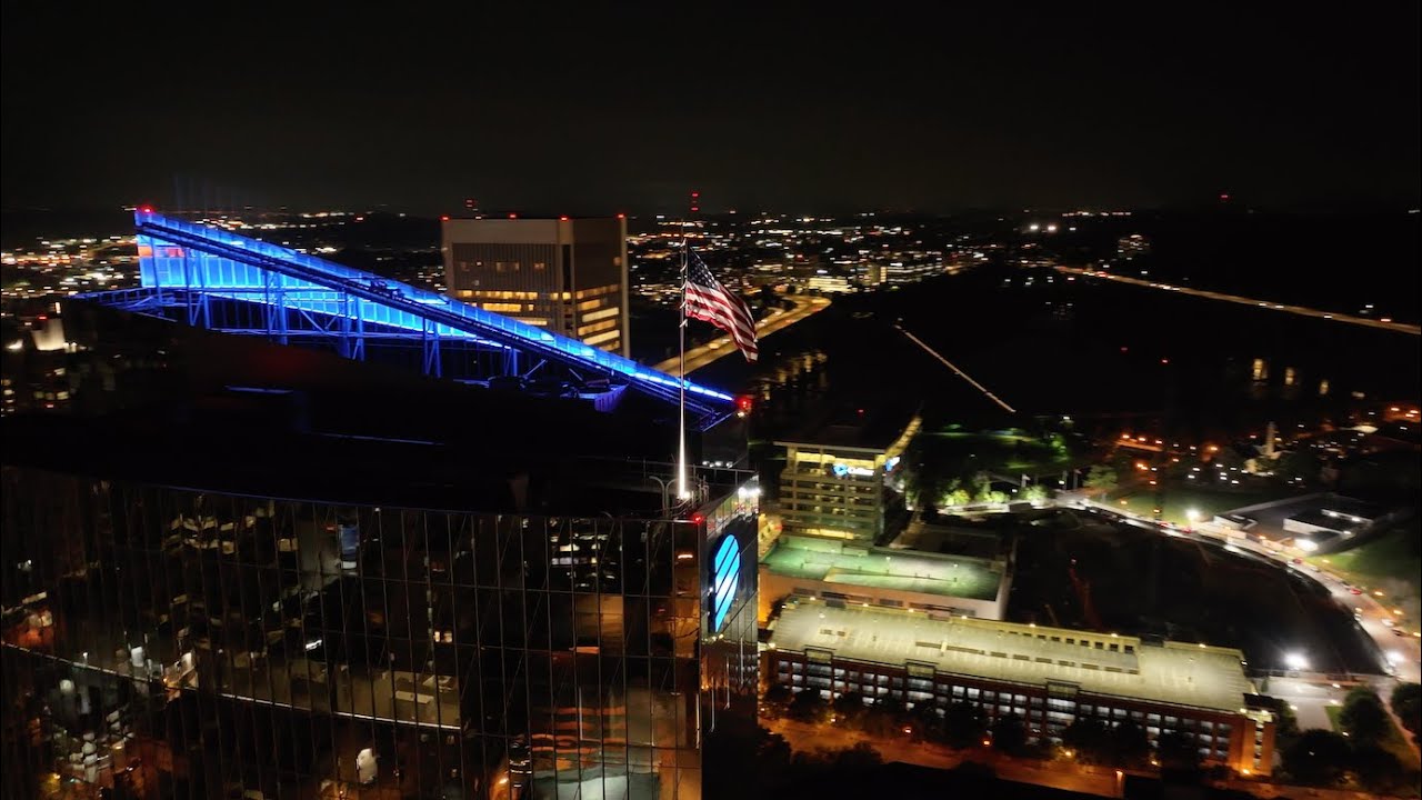 Richmond Virginia at Night, Mood Swing Ambience, 07/24/2023 | DJI Mavic ...