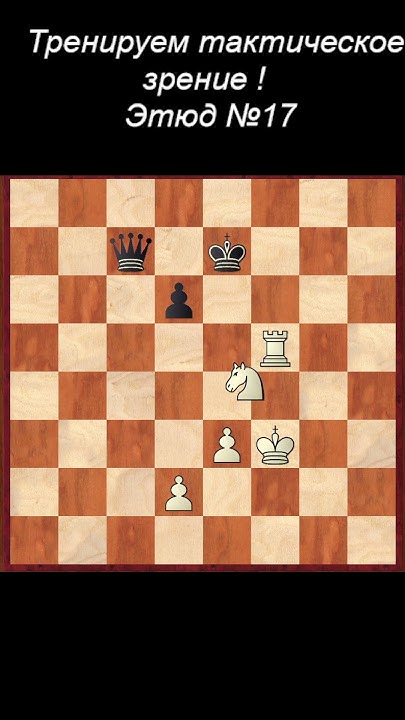 Этюд! Скачущая лошадь! #chess #шахматы #subscribe - YouTube