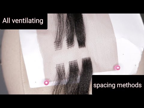 HOW TO: DIFFERENT VENTILATING SPACING METHODS | Detailed - YouTube