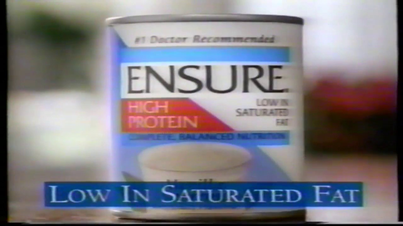 Ensure - Tv commercial - 1995 - YouTube