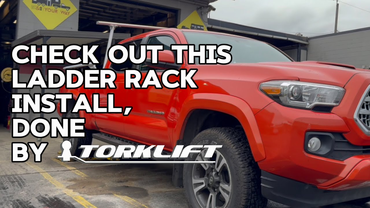 Toyota Tacoma Ladder Rack Install Custom Job - Torklift Central - YouTube