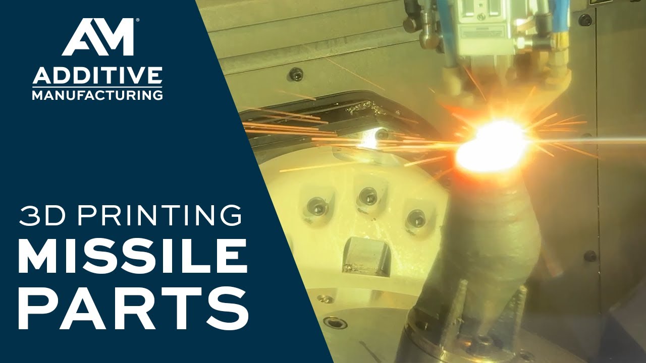 3D Printed Hypersonic Missile Nose Cone Made on Hybrid CNC Machine ...
