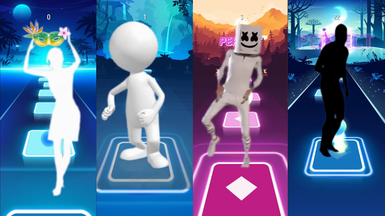 Shadow White and Black, Marshmel, 3D Man Tiles Hope - YouTube