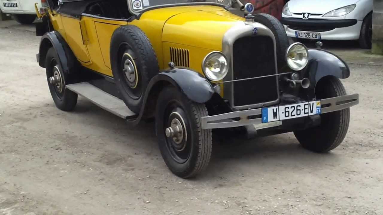 Citroen b14 TORPEDO 1928 - YouTube