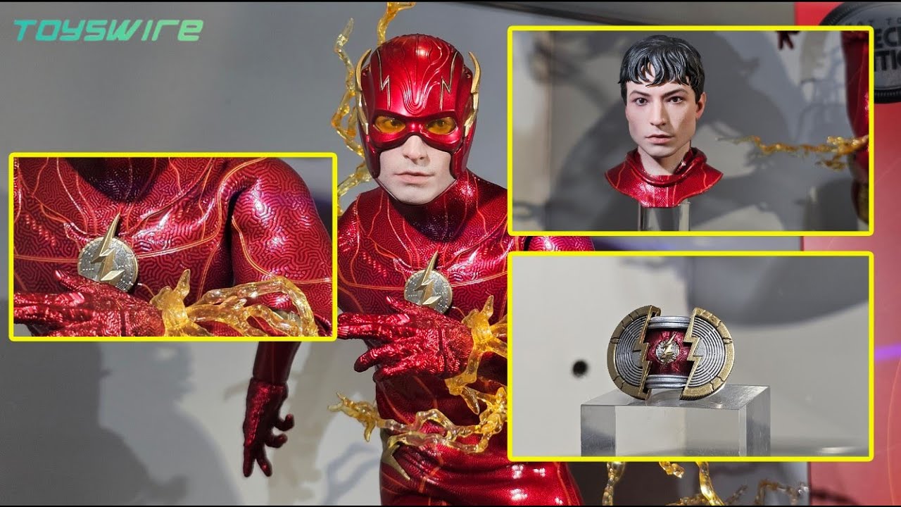 【4K Review】Hot Toys The Flash (2023) 1/6th Scale Collectible Figure ...