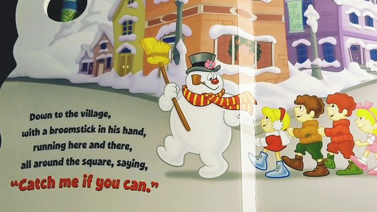 Frosty the snowman - Read aloud book - YouTube