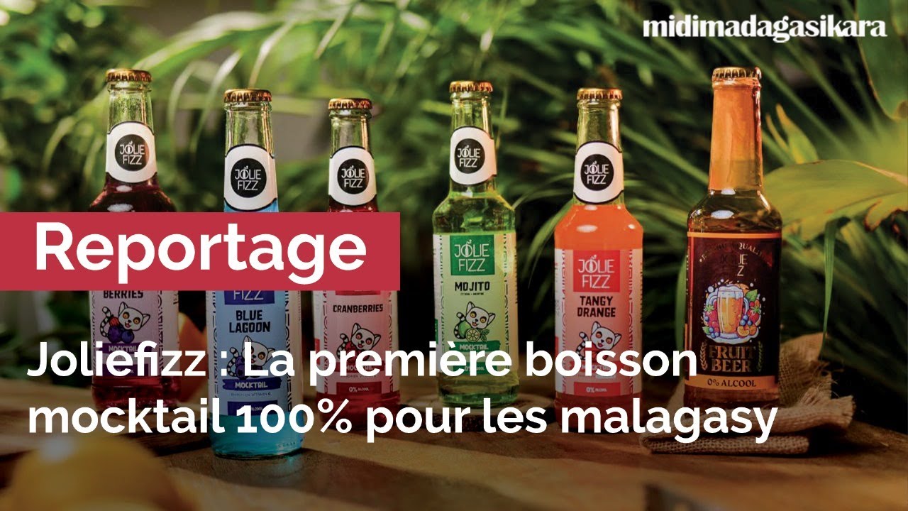 Joliefizz : La première boisson mocktail 100% pour les malagasy - YouTube