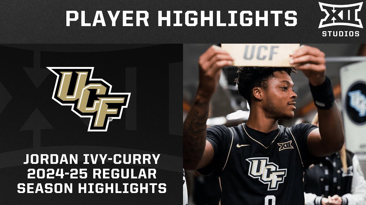 Jordan Ivy-Curry 2024-25 Regular Season Highlights | Big 12 Basketball ...