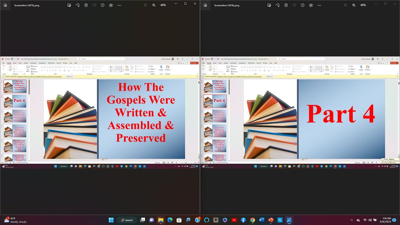 How The Gospels Were Written & Assembled & Preserved – Part 4 - YouTube
