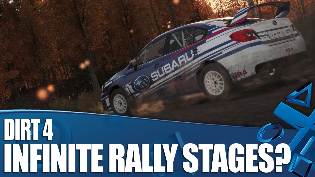Dirt 4 Has Infinite Rally Stages - How Does It Work? - YouTube