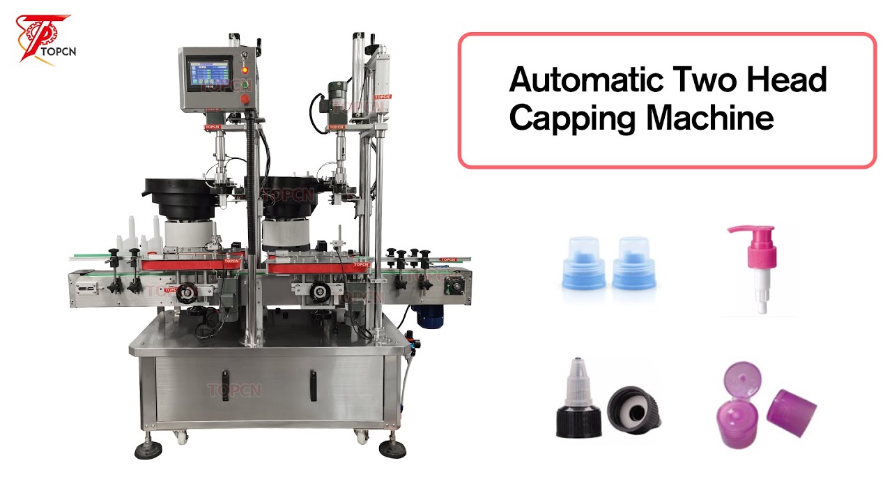 Automatic Engine Oil Capping Sealing Machine Plastic Bottle for Double ...