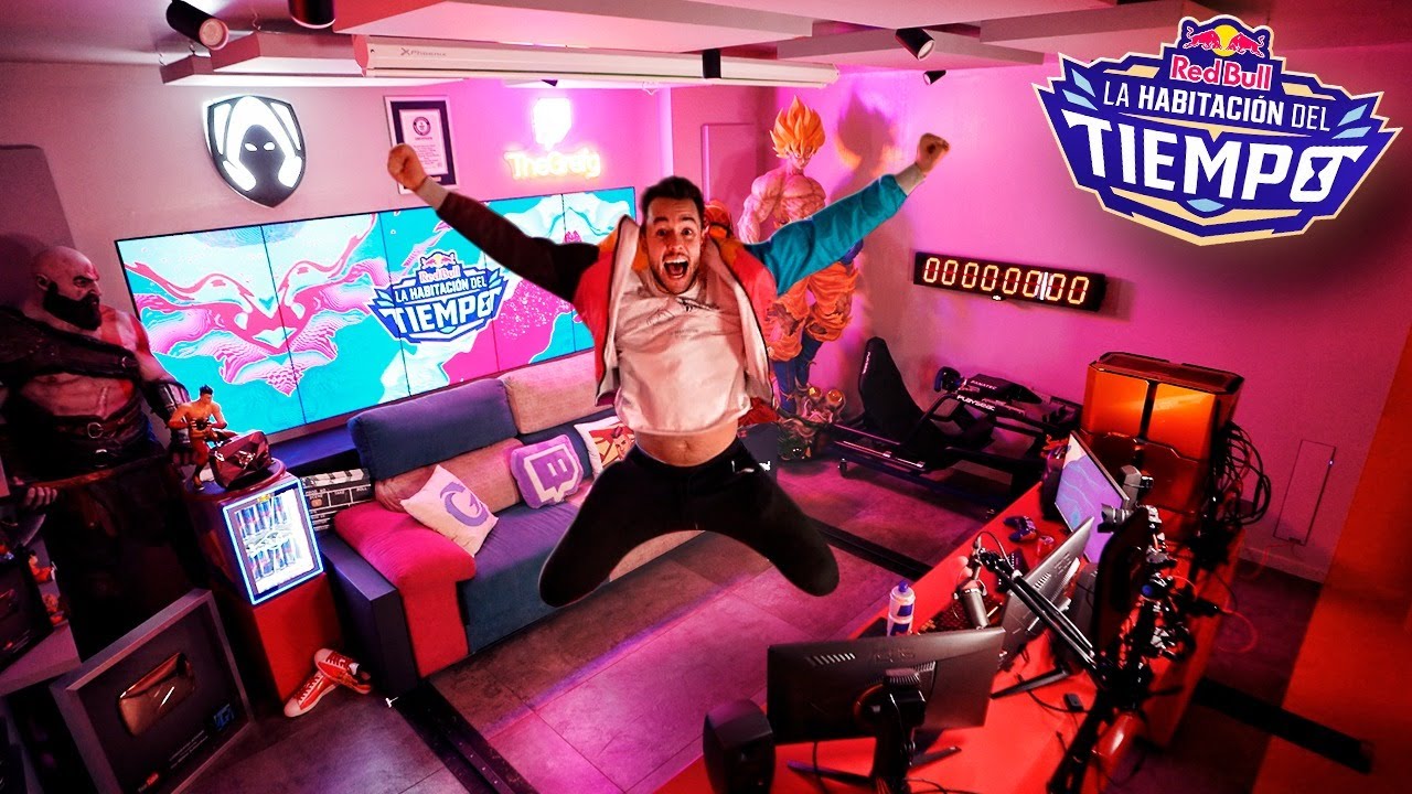 MI NUEVO SET-UP "LA HABITACIÓN DEL TIEMPO" by Red Bull | TheGrefg - YouTube
