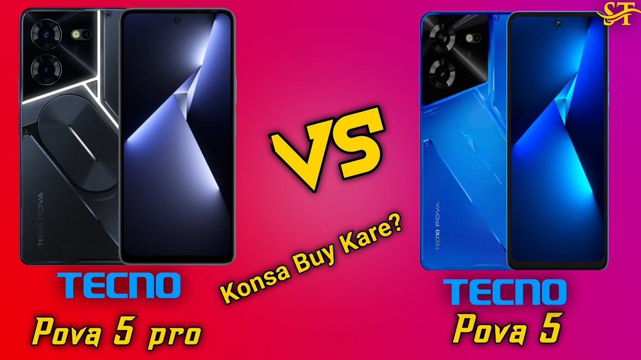 "📱 Techno POVA 5 vs Techno POVA 5 Pro 5G Comparison 📱 - YouTube