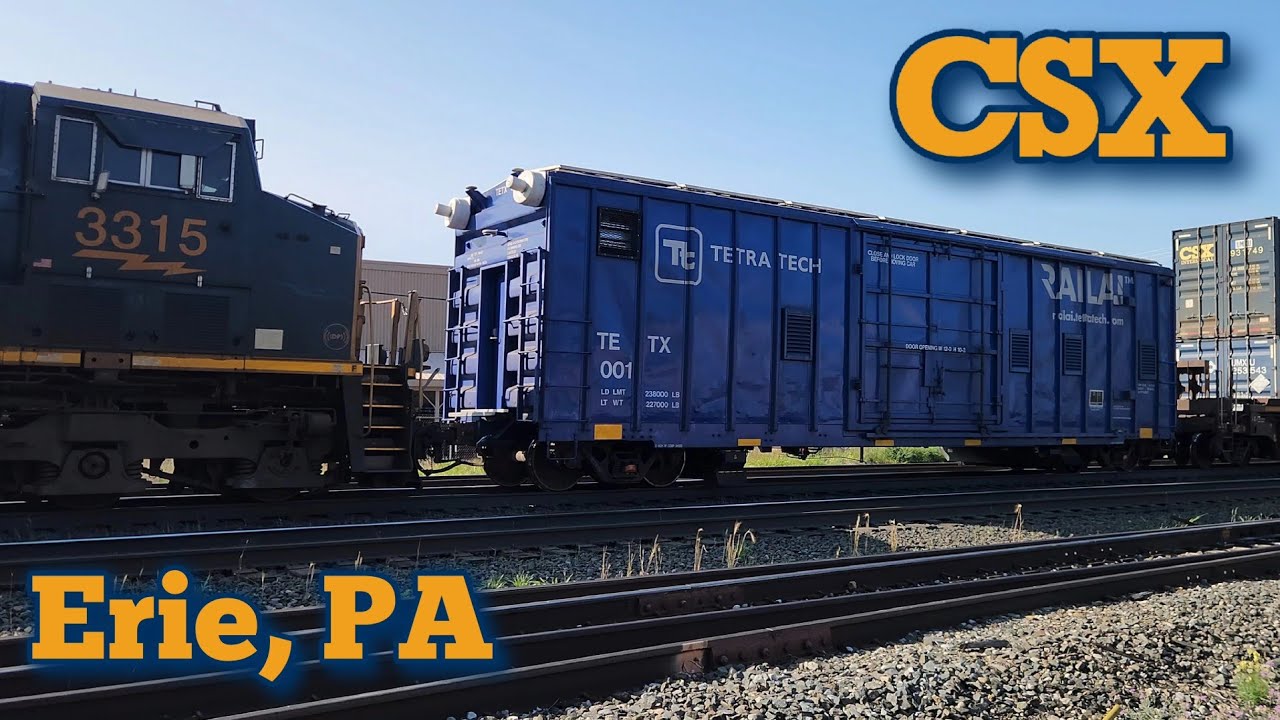 Lots Of Tier 4 Power, Tetra Tech Geometry Car, Continuous Rail Empties ...