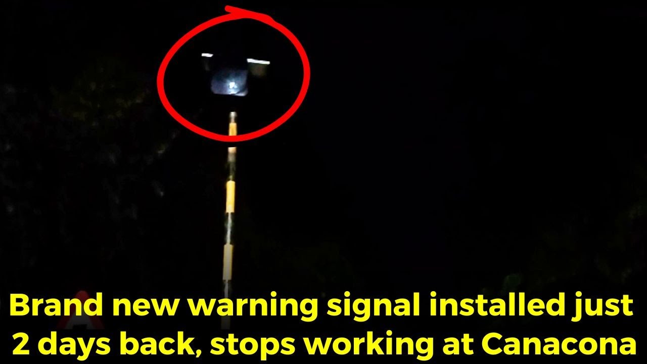 Brand new warning signal installed just 2 days back, stops working at ...