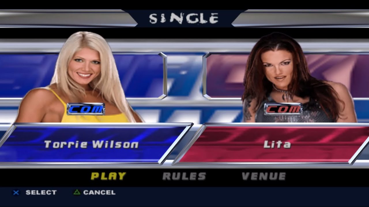Torrie Wilson vs Lita Single - YouTube