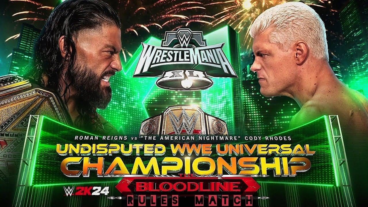 "Epic WrestleMania 40 Face-Off: Roman vs. Cody for Undisputed Supremacy ...