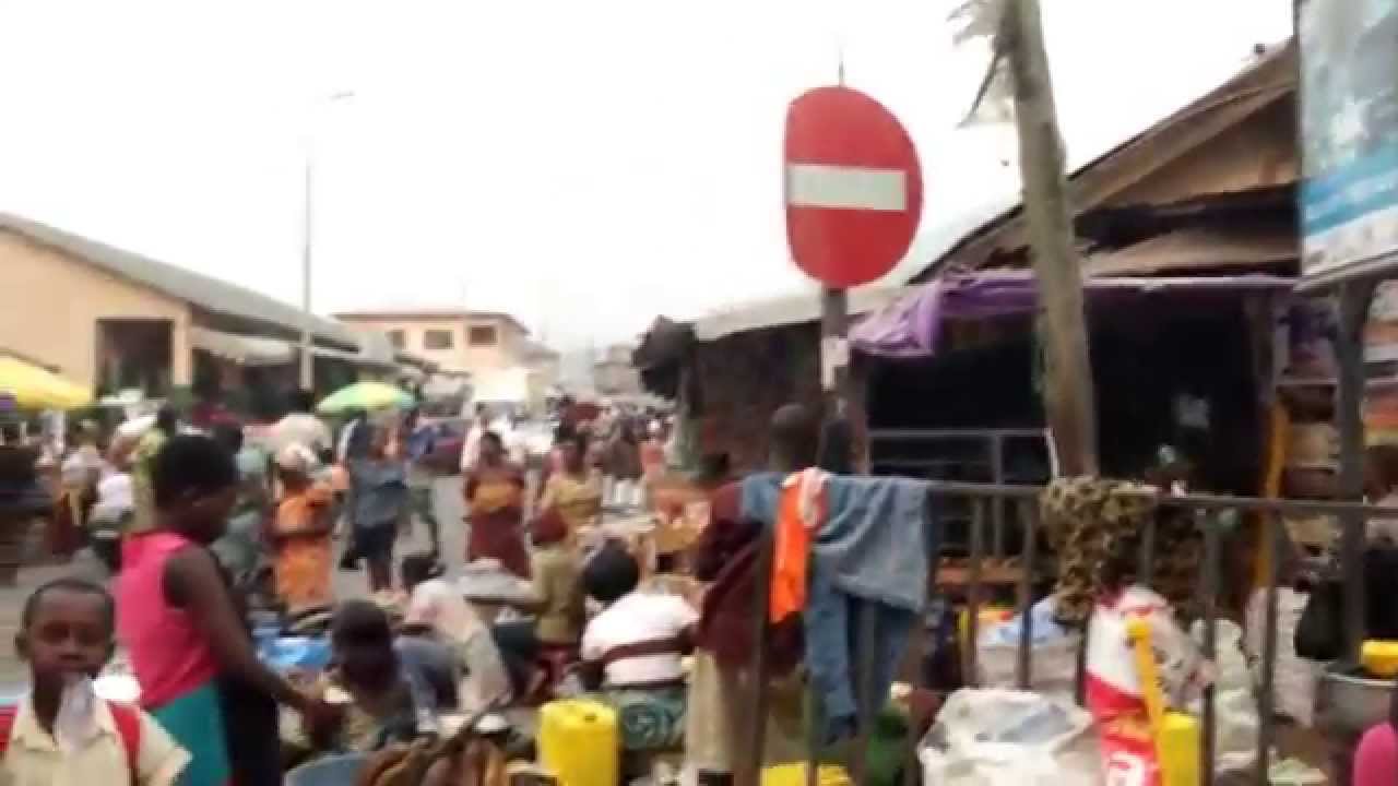 On the streets of Koforidua, Ghana (Africa) - YouTube