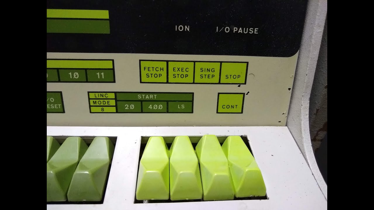 PDP-12: Tape Data Test VIII: Swapping Teletype Cards - YouTube