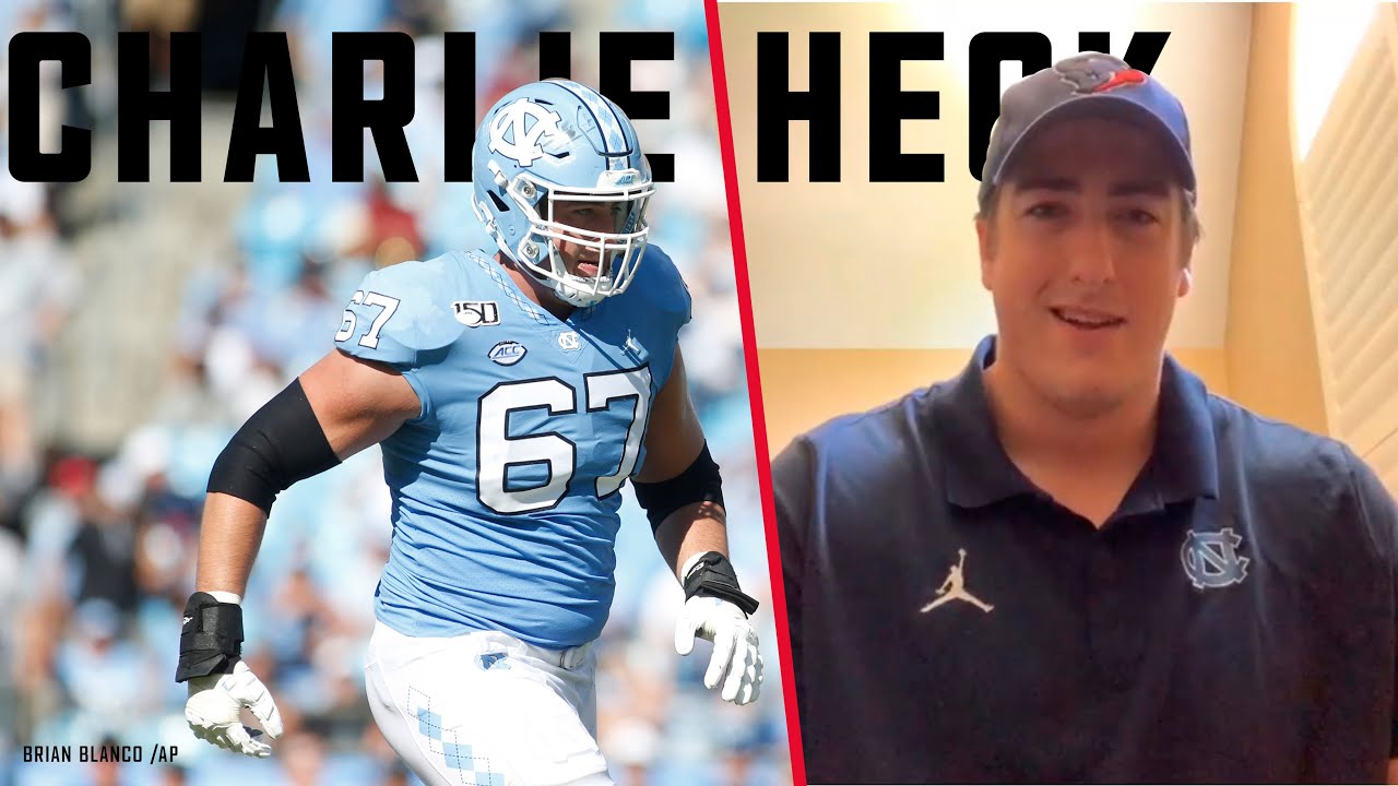 Football runs in Charlie Heck's blood | Houston Texans Draft - YouTube