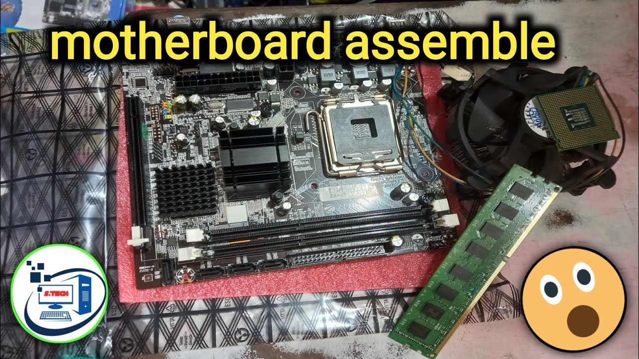 Mother Board Assemble || new mother board Assemble kyasa kare || sourav ...